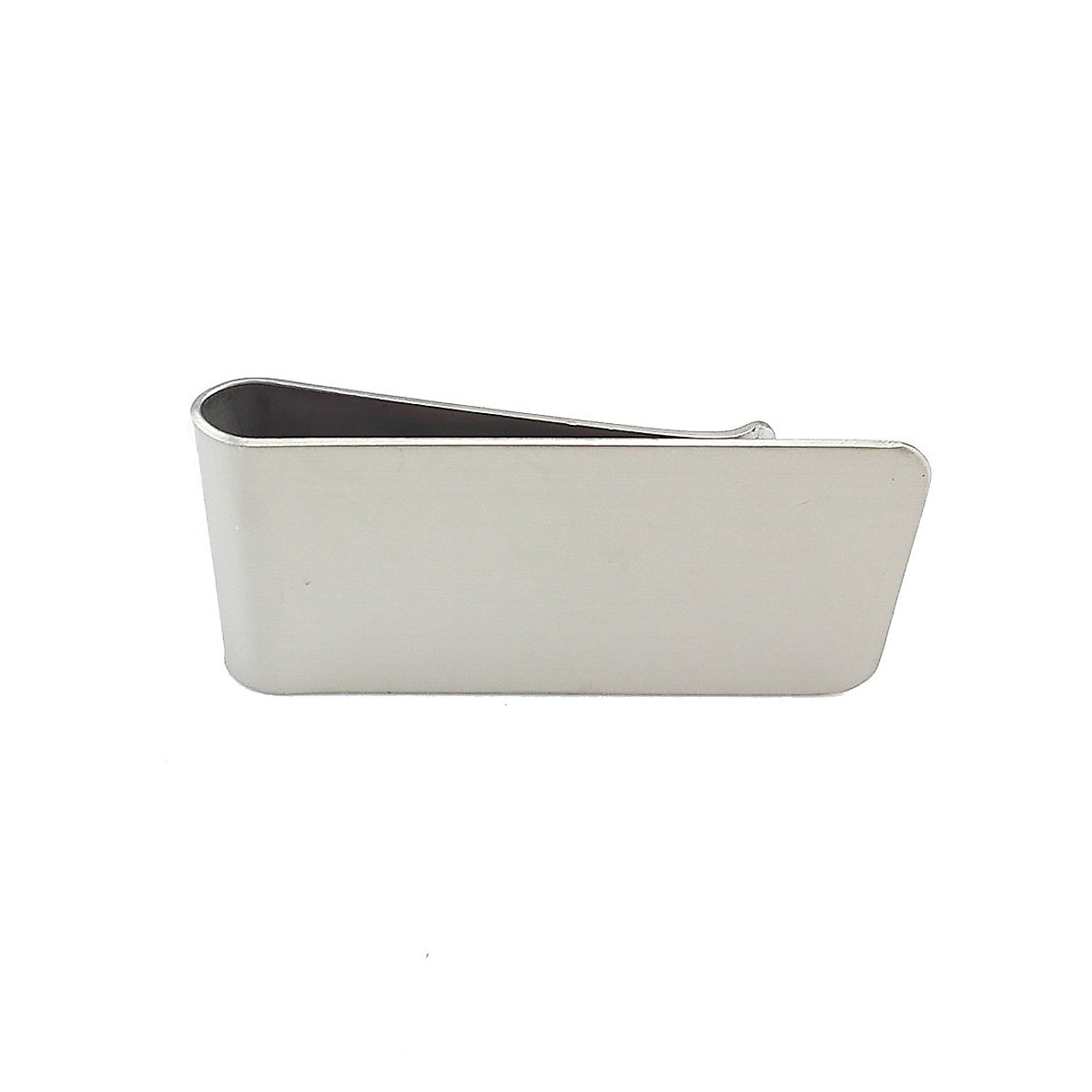 yueton Pack of 3 Brushed Stainless Steel Slim Money Clip Credit Card Cash Holder - Men's Fashion Travel Accessory