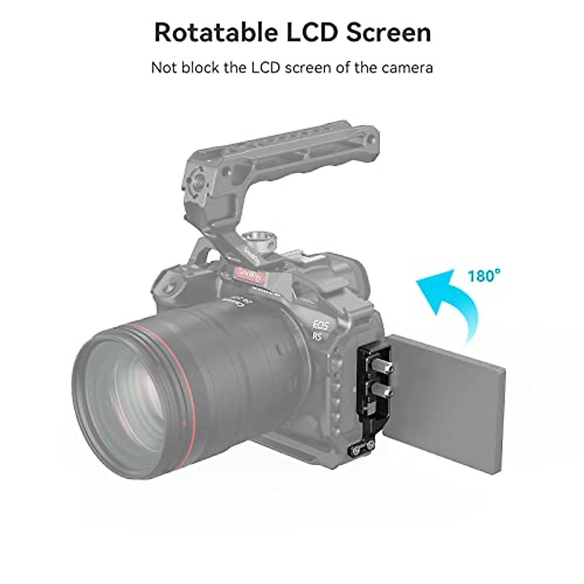 SmallRig HDMI and USB-C Cable Clamp for Canon R5 / R6 / R5 C Cage 2982/3464 and R6 Mark II Camera Cage 4159-2981