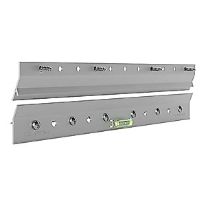 OOK French Cleat, Picture and Mirror Hanger with Hardware, 100lb, Aluminum, 533208