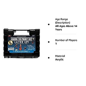 Reaper: 08907 - Learn to Paint: Layer Up! Bones Paint Set