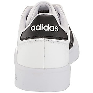 adidas Men's Grand Court 2.0 Tennis Shoe, FTWR White/Core Black/FTWR White, 12
