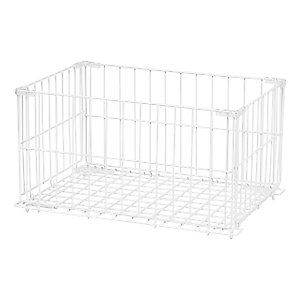 IRIS USA WCO-M Modular Wire Stacking Storage Container, Medium