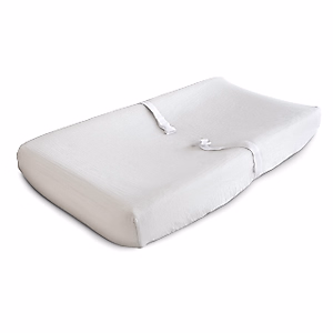 mushie Extra Soft Muslin Fitted Changing Pad Cover (White)