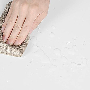 Yaheetech Over The Toilet Cabinet, Double Door Bathroom Storage Organizer, Toilet Rack with Inner Adjustable Shelf and Open Storage Shelf, White