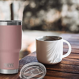 Tumbler Lids Spillproof for 20oz 30oz Yeti and More Cooler Cup, Splash Resistant Lids for Tumbler/For Yeti/Ozark Trails and More, Splash Proof Open - Close Slide Lid, Straw Friendly (20 oz)