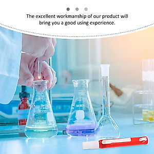 POPETPOP Hand Assistant Pipetting Manual Pipette Pumps Electric Tool Liquid Dropper Dropping Pipette Liquid Test Tube Fluid Droppers Laboratory Pipette Pump Lotion Red Plastic Universal