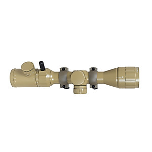 Monstrum 3-9x32 AO Rifle Scope | Flat Dark Earth | Moonstrum Offset Scope Mount with Integrated Level Bubble | Bundle