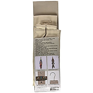 Master Craft Scarf Hangup - Scarf Organizer, Tapioca
