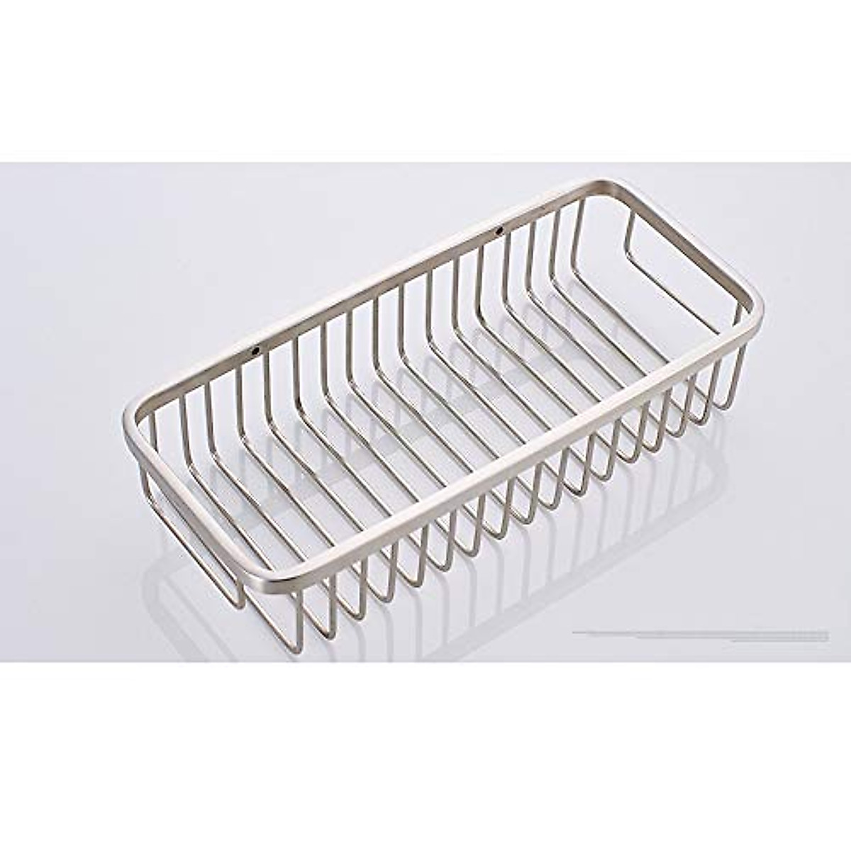 Thwarm Shelves Shower Basket 304 Stainless Steel Brushed Square Basket Rack Basket Bathroom Single Layer Toilet Shampoo Shower Gel Shelf Shampoo Storage Rackfor Candy Conditioner