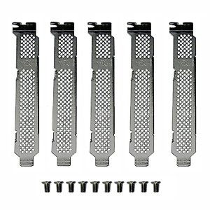 5pcs Generic Full Long Height or Short Bracket for Intel DC 750 P3500 P3600 P3700 P3608 P4608 P3605 SSD with Screws (5pcs Long)