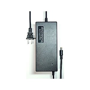 48V Battery Charger 54.6V 2A Power Supply Adapter for Lithium Li-ion Batteries - Ebike Charger With DC Plug and Cooling Fan