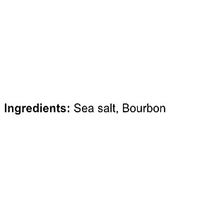 Bourbon Barrel Soaked Sea Salts, Sweet Flavored Salt with Whiskey, Smoked Salt Coarse Crystals Handmade from Local Ingredients, Ideal for Entrées or Cocktails, 4.5oz - The Whiskey Hound