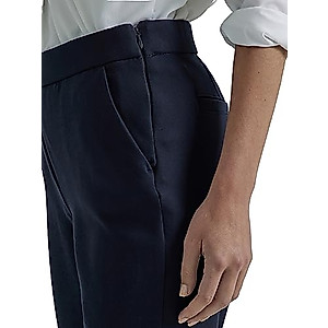 Lee Women's Ultra Lux Comfort Any Wear Slim Ankle Pant Rivet Navy 8