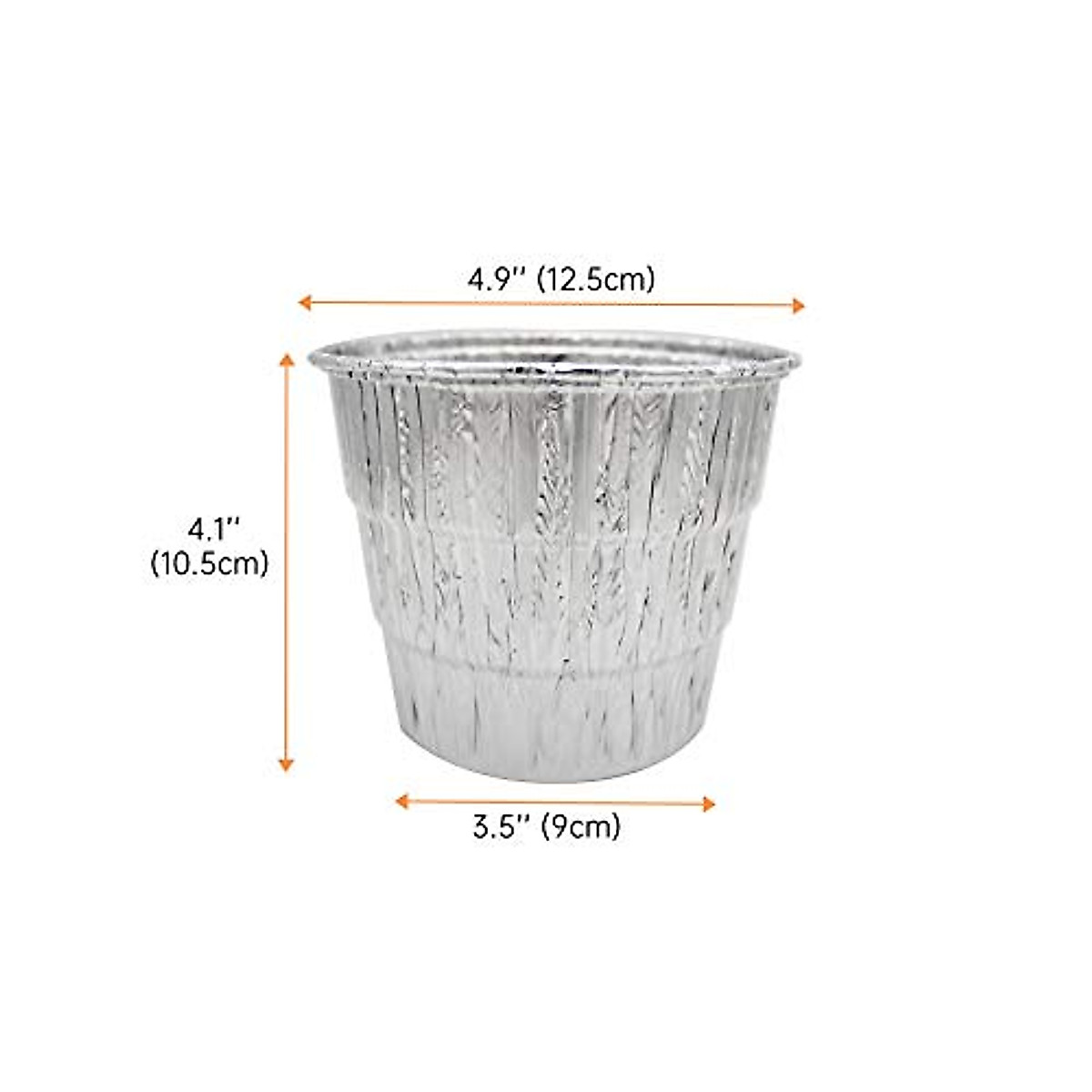 Unifit 15-Pack Disposable Aluminum Foil Liners for Grill Grease Bucket Replacement Kits Compatible for Traeger,Pit Boss,Camp Chef,Louisiana and Other Pellet Grills Smokers Grill Bucket Accessories