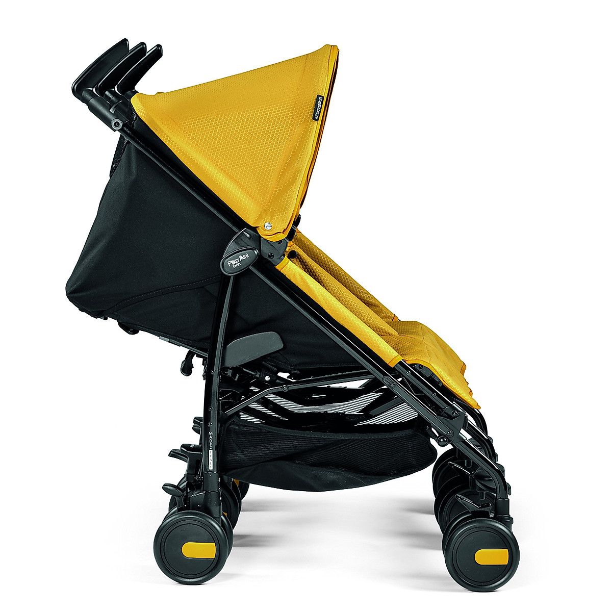 Peg Perego Pliko Mini Twin Baby Stroller, Mod Yelow