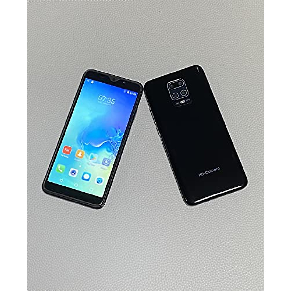 aderroo Smartphone，N93, Unlocked Cell Phone, 5.72-inch Full-Screen，Front and Rear Cameras，1GB RAM, 8GB ROM，Only Supports Dual SIM Card Frequency Band of 3GWCDMA：850/2100MHZ（Black）