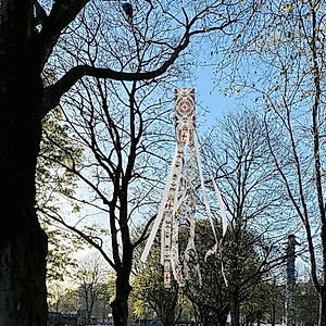 Mandala Boho Luxury Oriental Tile Halloween Windsocks Flag 59 Inch, Flag Wind Socks Outdoor Hanging Decoration Halloween Decorations Halloween Decor Outdoor For Home Yard Patio Lawn Garden