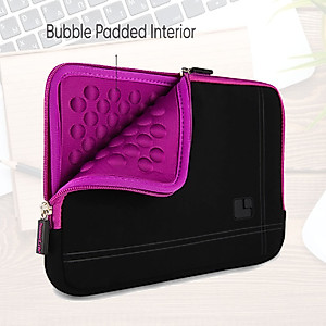 Water Resistant Neoprene 15 inch Laptop Computer Sleeve Bag for HP Pavilion 15.6, HP Envy/OMEN, LG Gram 15Z990, Lenovo Flex