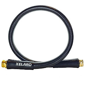 Kelaro Garden Lead-in Hose Extension 5/8" x 3 Ft - Heavy Duty and Flexible with Male to Female Connections