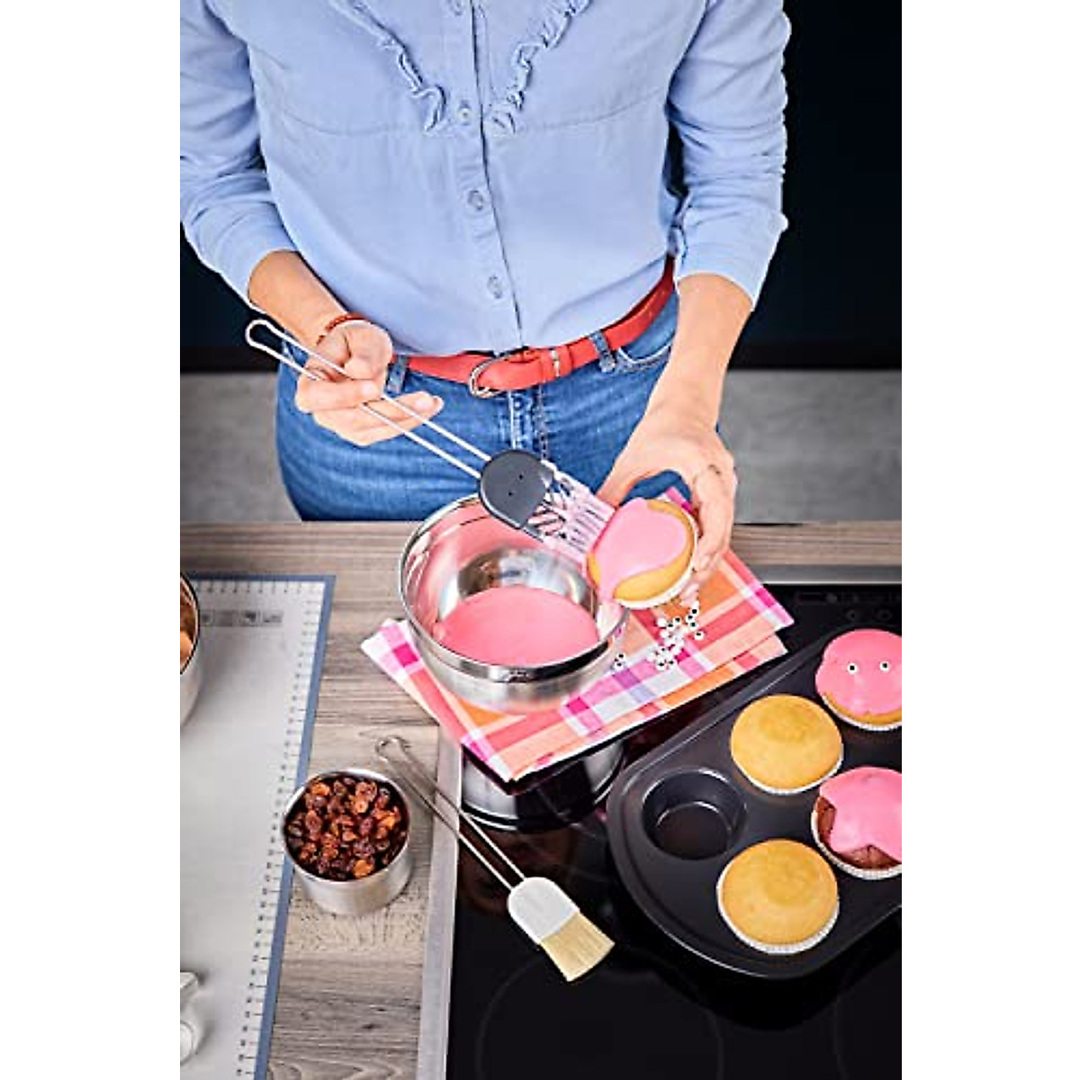 Rösle Stainless Steel Pastry Brush, 1.4-inch