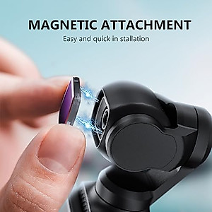 STARTRC Magnetic ND & CPL Filters Set for DJI Osmo Pocket 3 Creator Combo Accessories - 6 Pack CPL, ND 8, ND 16, ND 32, ND 64, ND256, Ultra Slim Aluminum Frame