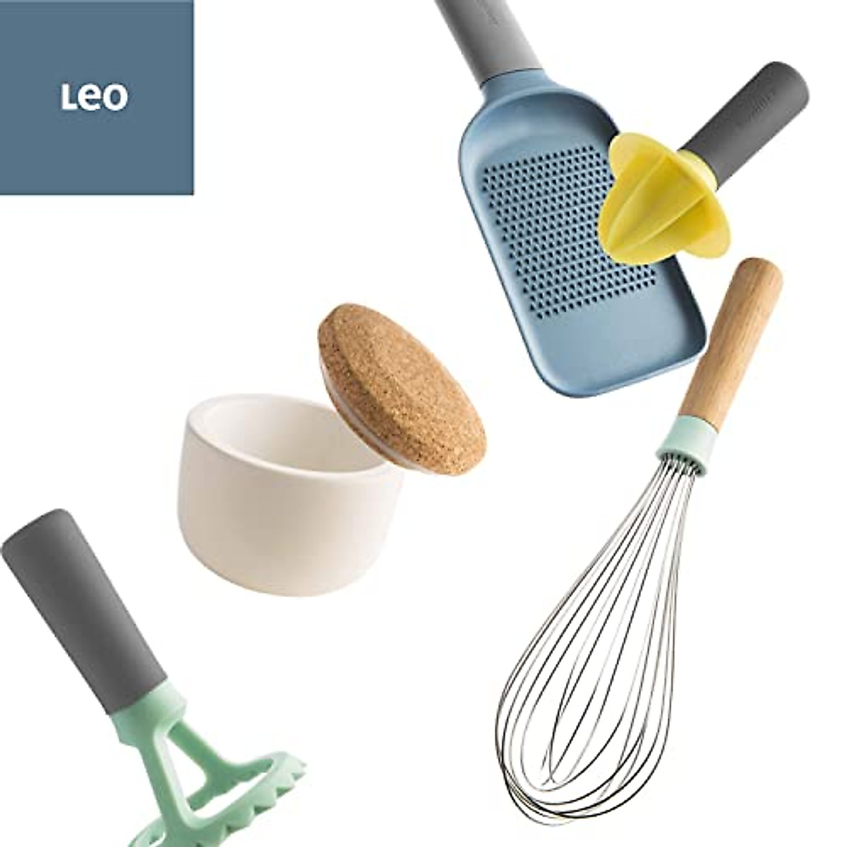 Berghoff LEO Tritan Plastic Shaker Botte, BPA-free, Integrated Protein Powder Compartment, Screw-on Lid, Flip Cap, Silicone Mixing Ball, Leakproof, Gym Accessories, Dishwasher safe