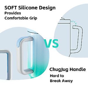 40 oz Tumbler with Handle and Straw Lid, Reusable Leak-Proof Insulated Tumblers, Stainless Steel Coffee Tumbler Cups, Travel Mug for Home Office, Keep Cold 34Hrs, Cup Holder Friendly(Arctic Forest)