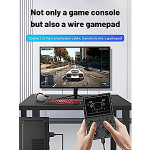 RG353VS Retro Handheld Game Linux System RG3566 3.5 inch IPS Screen,RG353VS with 64G TF Card Pre-Installed 4452 Games Supports 5G WiFi 4.2 Bluetooth Online Fighting,Streaming and HDMI
