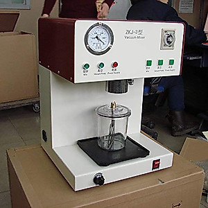 DDental Lab Digital Vacuum Mixer with Built-in Vacuum Pump Table Type Mixing Machine Blender