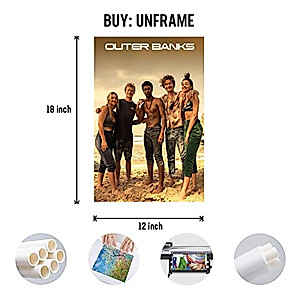 OBX Season 3 Posters Outer Banks Movie Poster Bedroom Decor Gift for Boys Room Decorative Wall Art Print Unframed 12x18inch