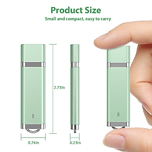 Aiibe 2GB 2G USB Flash Drive 5 Pack USB 2.0 Memory Stick Thumb Drives 2GB (5 Mixed Colors: Blue Green Yellow Pink Purple)