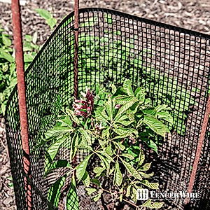 Fencer Wire Black Plastic Poultry Netting Animal & Garden Fence Recyclable Plastic Barrier Environmental Protection Mesh 0.5" x 0.5" (3 ft. x 15 ft.)