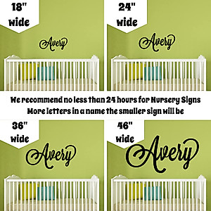 Personalized Custom Wood Name Sign, Nursery Name Sign, Family Name Signs, Choice of Size & Fonts!