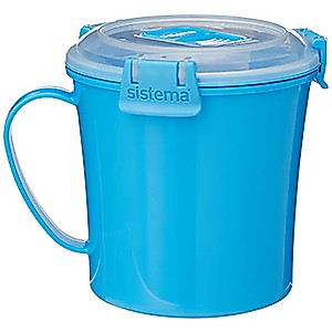 Sistema Microwave Soup Mug, 2.8 Cup, Medium, Blue