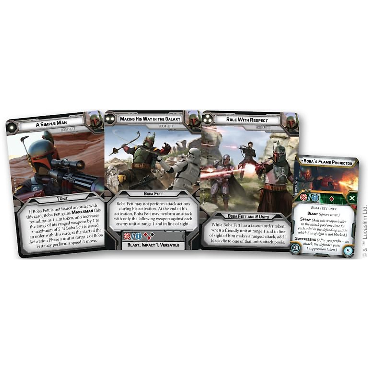 Atomic Mass Games Star Wars: Legion Boba Fett (Daimyo) Operative Expansion - Tabletop Miniatures Game, Strategy Game for Kids and Adults, Ages 14+, 2 Players, 3 Hour Playtime, Made