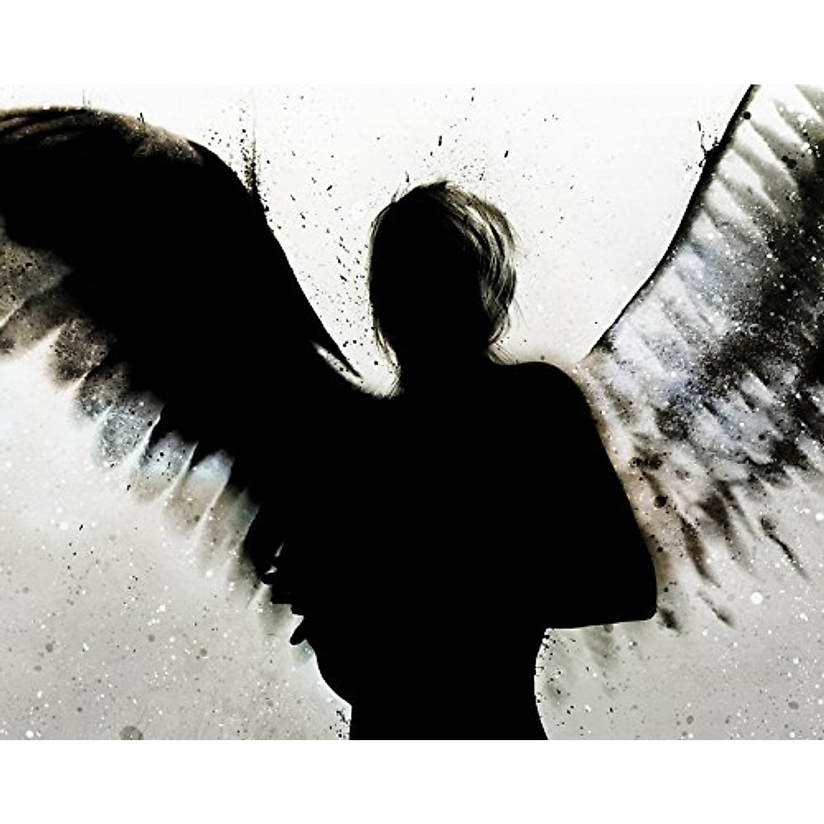 Heaven In Her Arms Mini Art Block Print - 10 X 12 inches by Alex Cherry