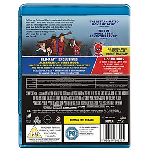 Spider-man Into The Spider-Verse [Blu-ray] [2018] [Region Free]