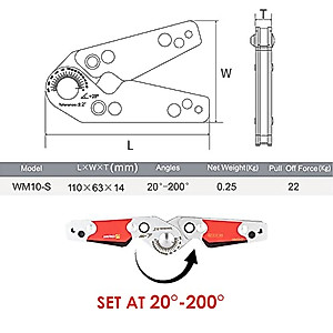 Welding Magnetic Holder, Adjustable Angle(20°~200°) Welding Magnet, Welding Clamp Holder, with Hex Wrench, Welding Magnet Set, Multi-angle Welding Magnet, Welder Tool Accessories