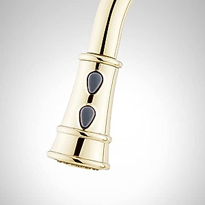 Signature Hardware 948399 Amberley 1.8 GPM Single Hole Pull Down Kitchen Faucet