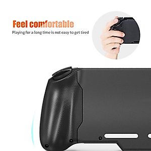 HEATFUN Wireless Controller Compatible with Nintendo Switch, Large Controller for Nintendo Switch with Precise Rocker, Dual Motor Shock Feedback and Screenshot