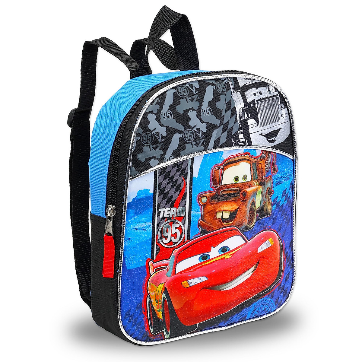 Disney Cars Backpack for Toddlers ~ Deluxe 11" Mini Cars Preschool Backpack