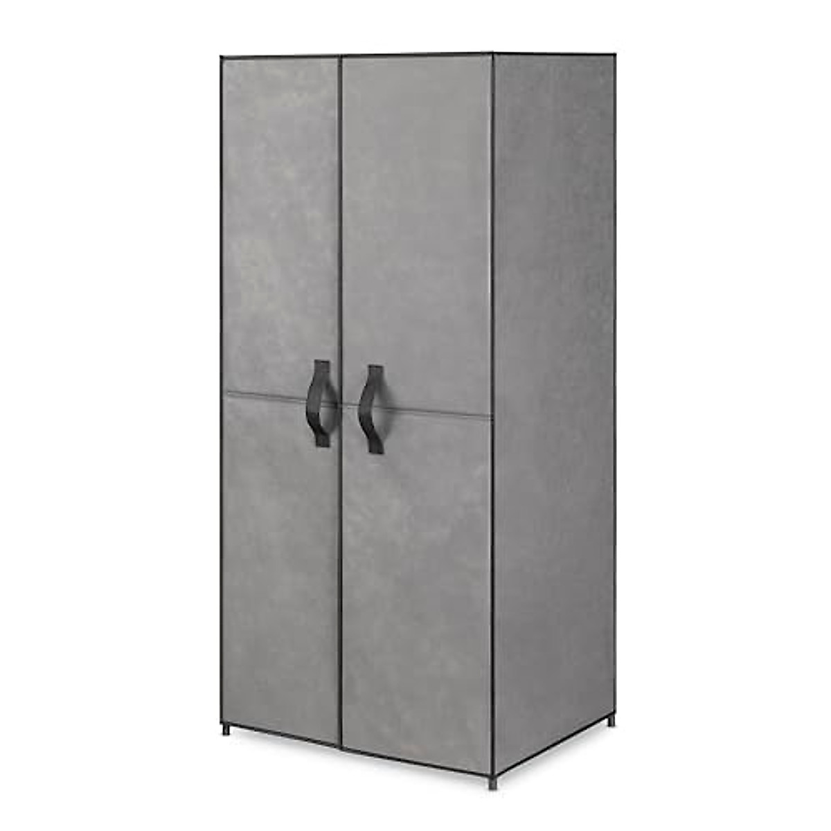 Whitmor Wardrobe - Portable Closet with Doors - Grey