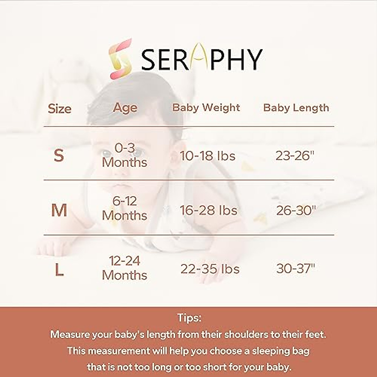 SERAPHY Baby Sleep Sack 6-12 Months 100% Cotton 1.5TOG Wearable Blanket Baby Sleeping Bag Comfortable Toddler Sleeping Sack for Baby Boys & Girls