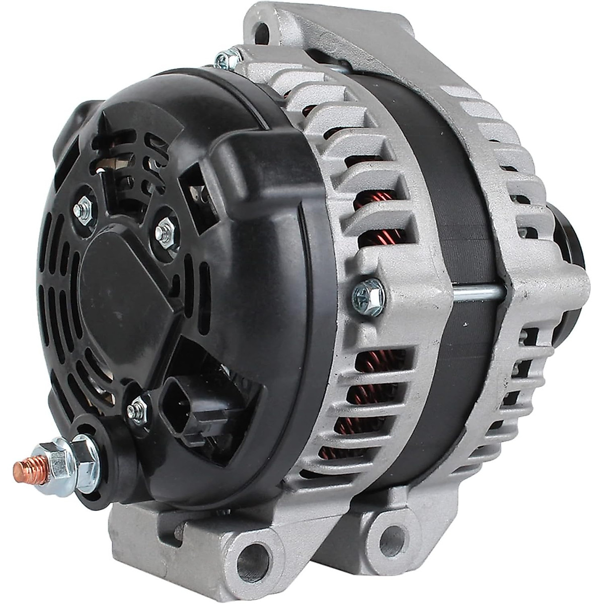 DISCOUNT STARTER & ALTERNATOR 11570N Alternator Compatible With/Replacement For Dodge Journey 3.6L 220cid 2011 2012 2013 2014 2015 2016 2017 2018 2019 04801624AD, 4801624AD, 68272108AA, 68272108AB