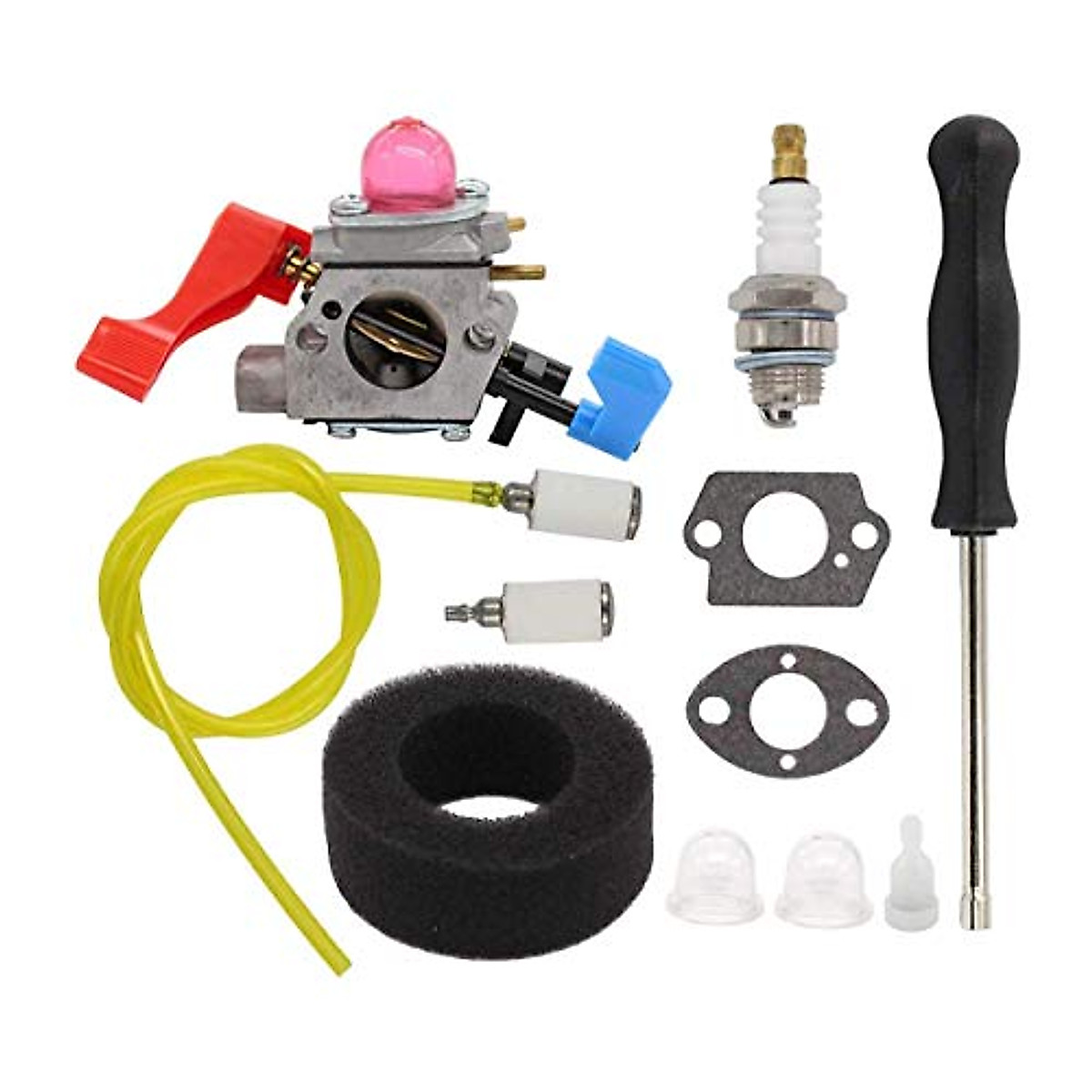 MOTOKU Carburetor for Craftsman Gas Blower 530071775 530071465 530071632 WT-784 for Poulan BVM210 PBV200LE PPB2000 SM400 WT200 Gas Blower Weed Eater BV1650 BV2000 Jonsered BV2125 Carb