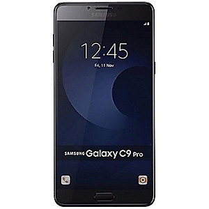 Samsung Galaxy C9 Pro C9000 64GB Black, Dual Sim, 6", GSM Unlocked International Model, No Warranty