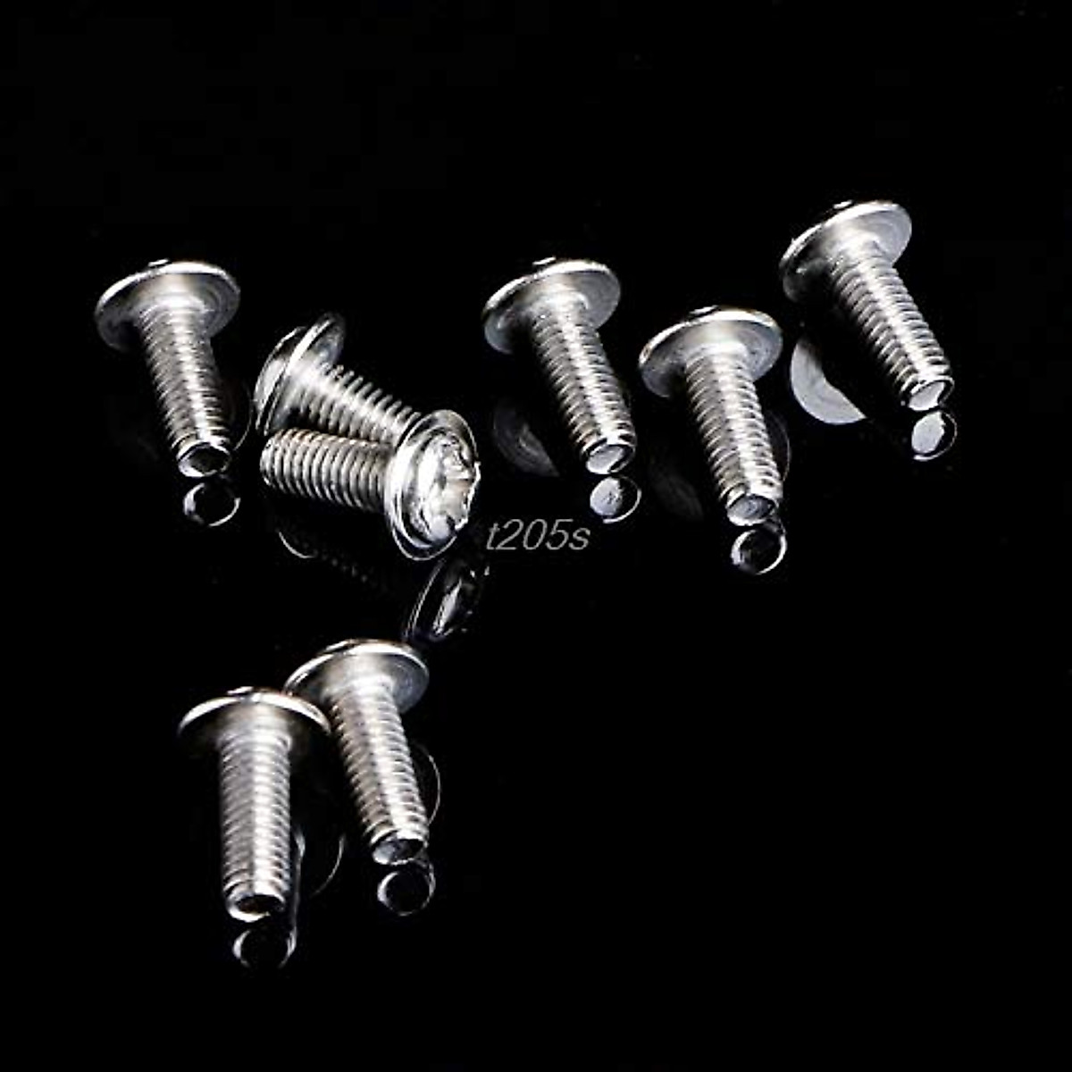 Screw 50 Pcs Quadrex Head Short Computer Case Motherboard Screws T16