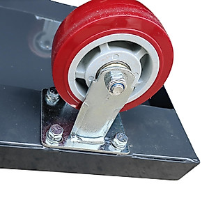 Platform Truck, Steel Deck, 30" x 60", 5" PU Casters, 2000 lb. Cap., Heavy Duty, Industrial Standard, Pake Handling Tools