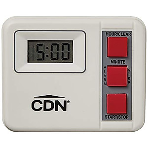 CDN TM2 Digital Timer, 1 EA, White