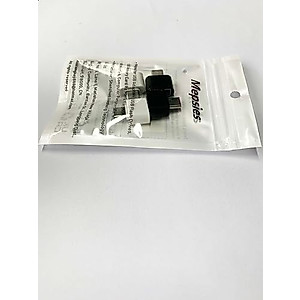 USB C to USB Adapter 4 Pack, USB Female to USB C Male OTG Adapter, USB C Adapter Compatible with MacBook Pro, Samsung Galaxy, Type-C Phones, Laptops, Tablets and More (2 Black and 2 White)